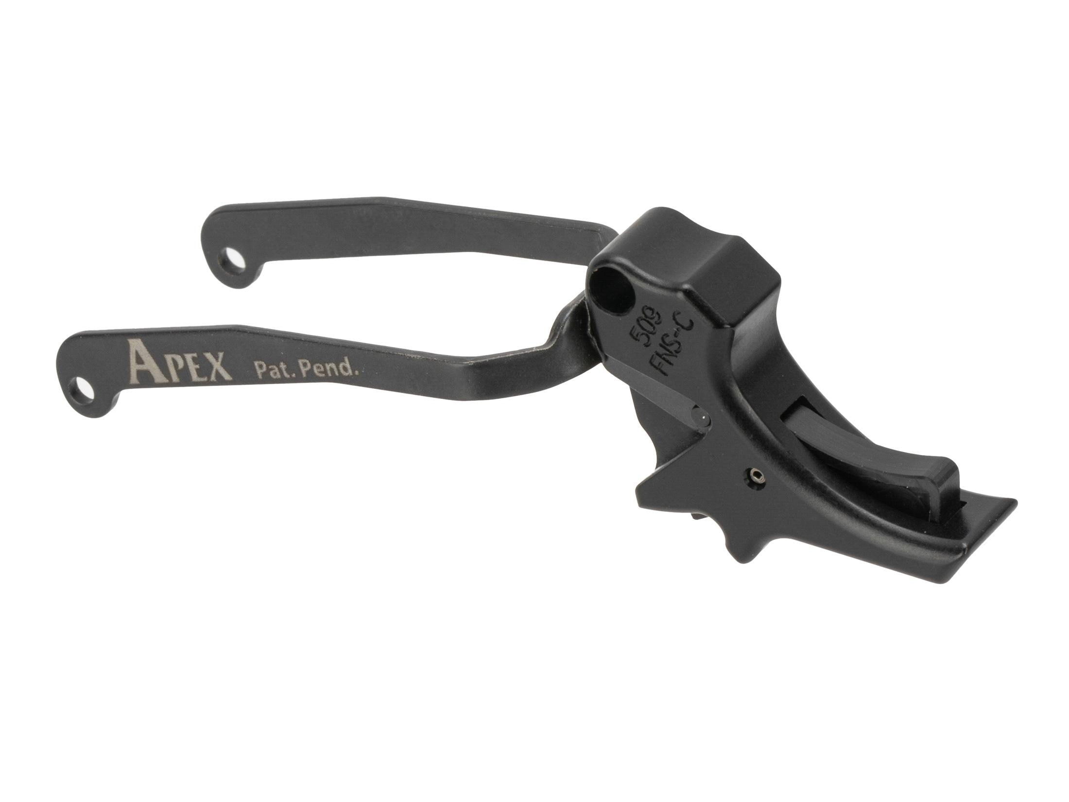 Apex Tactical Curved Action Enhancement Trigger Kit for FN 509 -Black ... Apex Tactical Curved Action Enhancement Trigger Kit for FN 509 -Black ...